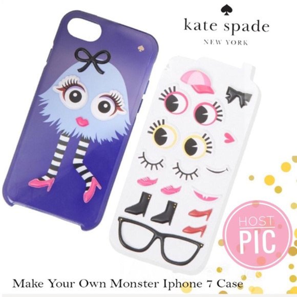 kate spade | Accessories | Kate Spade Iphone 7 Make Your Own Monster ...